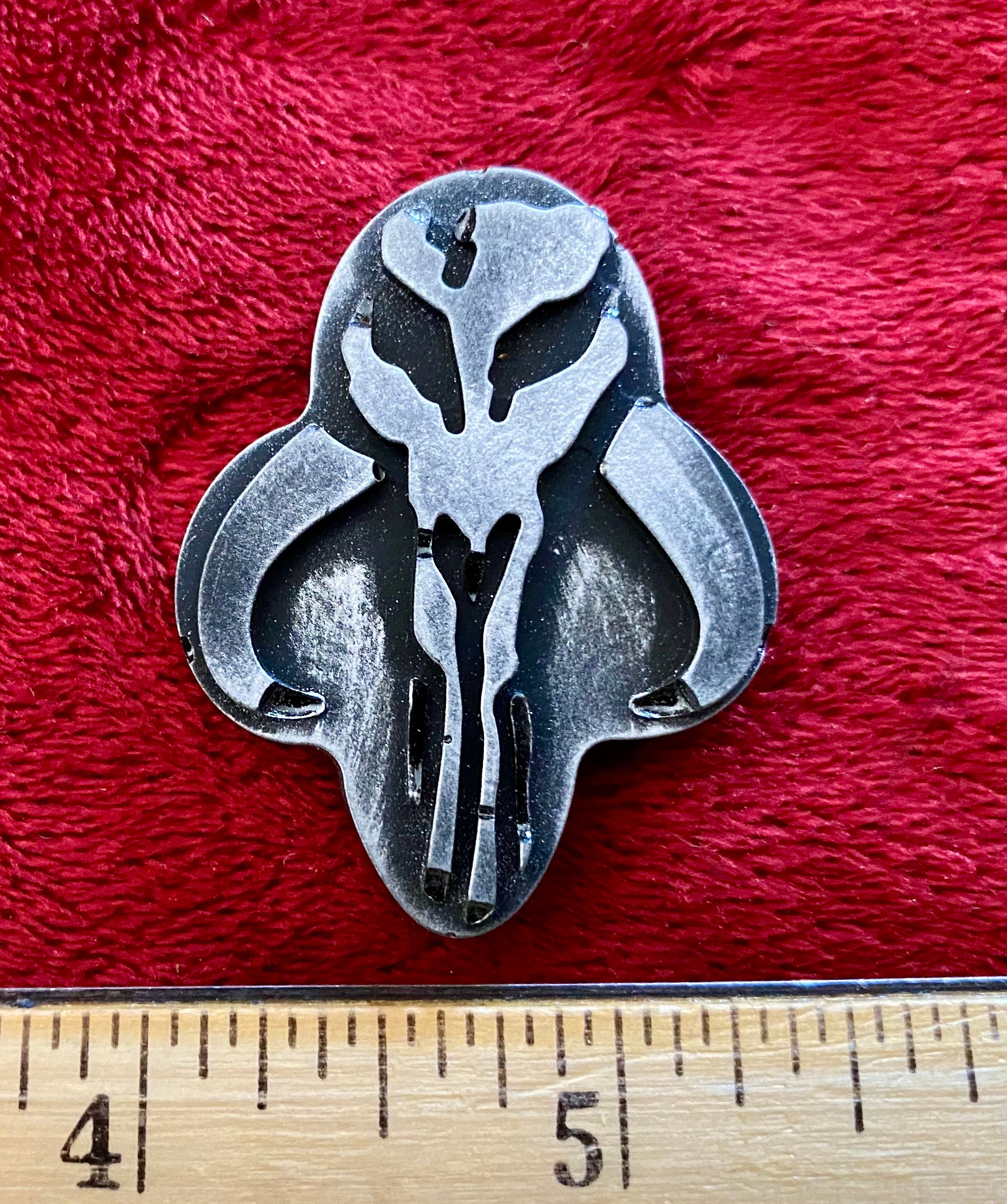 Star Wars Mandalorian Mythosaur Skull Sigil Magnet - Aged Silver - Etsy