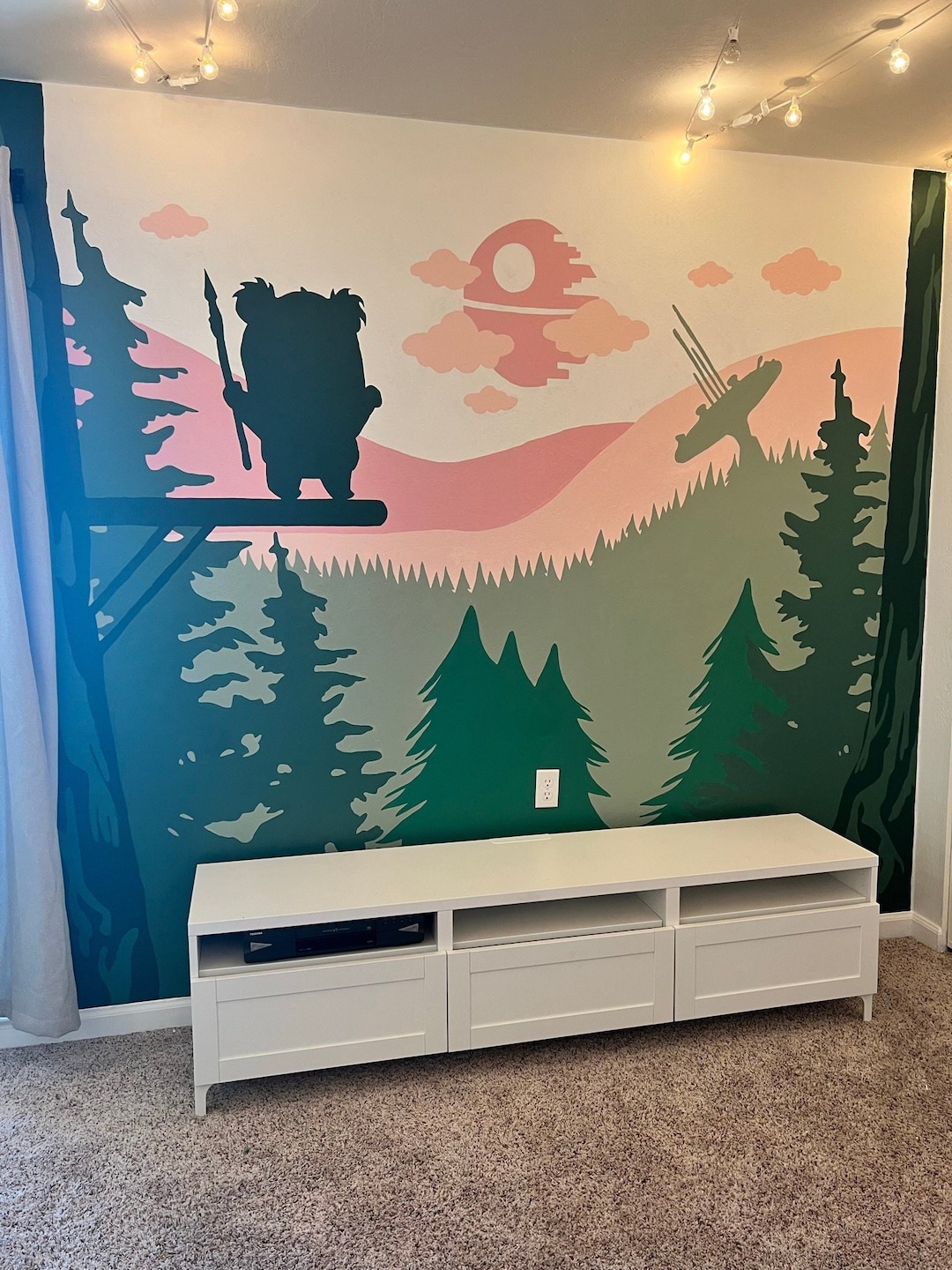 Star Wars Endor Ewok Mural Digital Download - Etsy