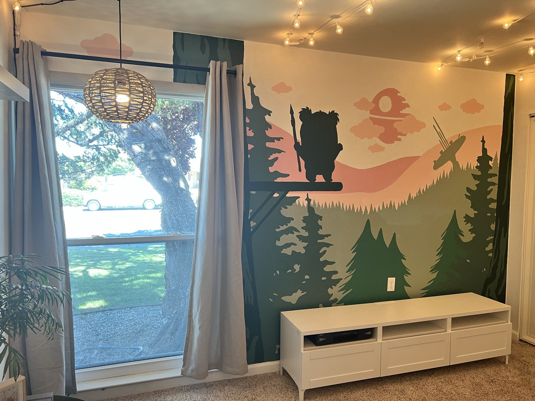 Star Wars Endor Ewok Mural Digital Download - Etsy