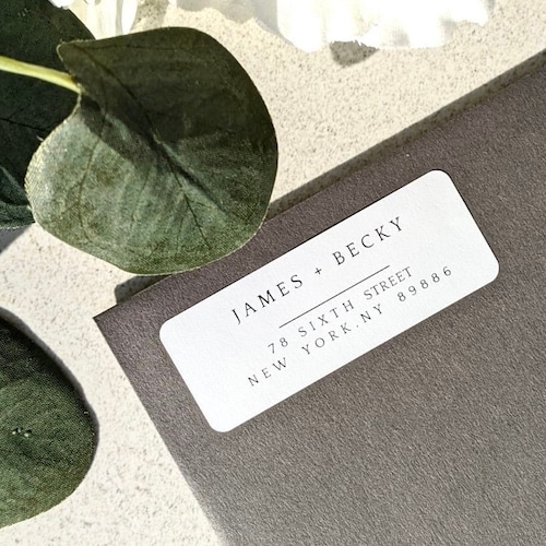 Personal Address Label Stickers Personalized Name Labels - Etsy