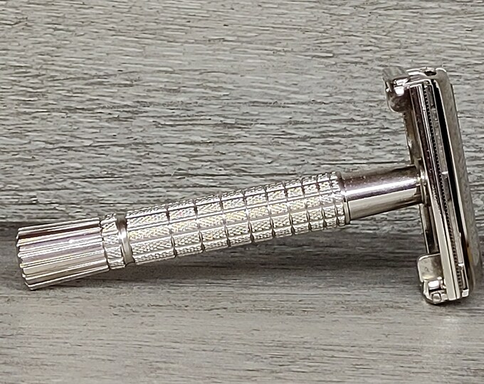 Gillette Super Speed H3 1962 Vintage Safety Razor Replated Mirror ...