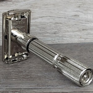 Gillette Fatboy D4 1958 Vintage Safety Razor Replated Mirror Nickel - Etsy