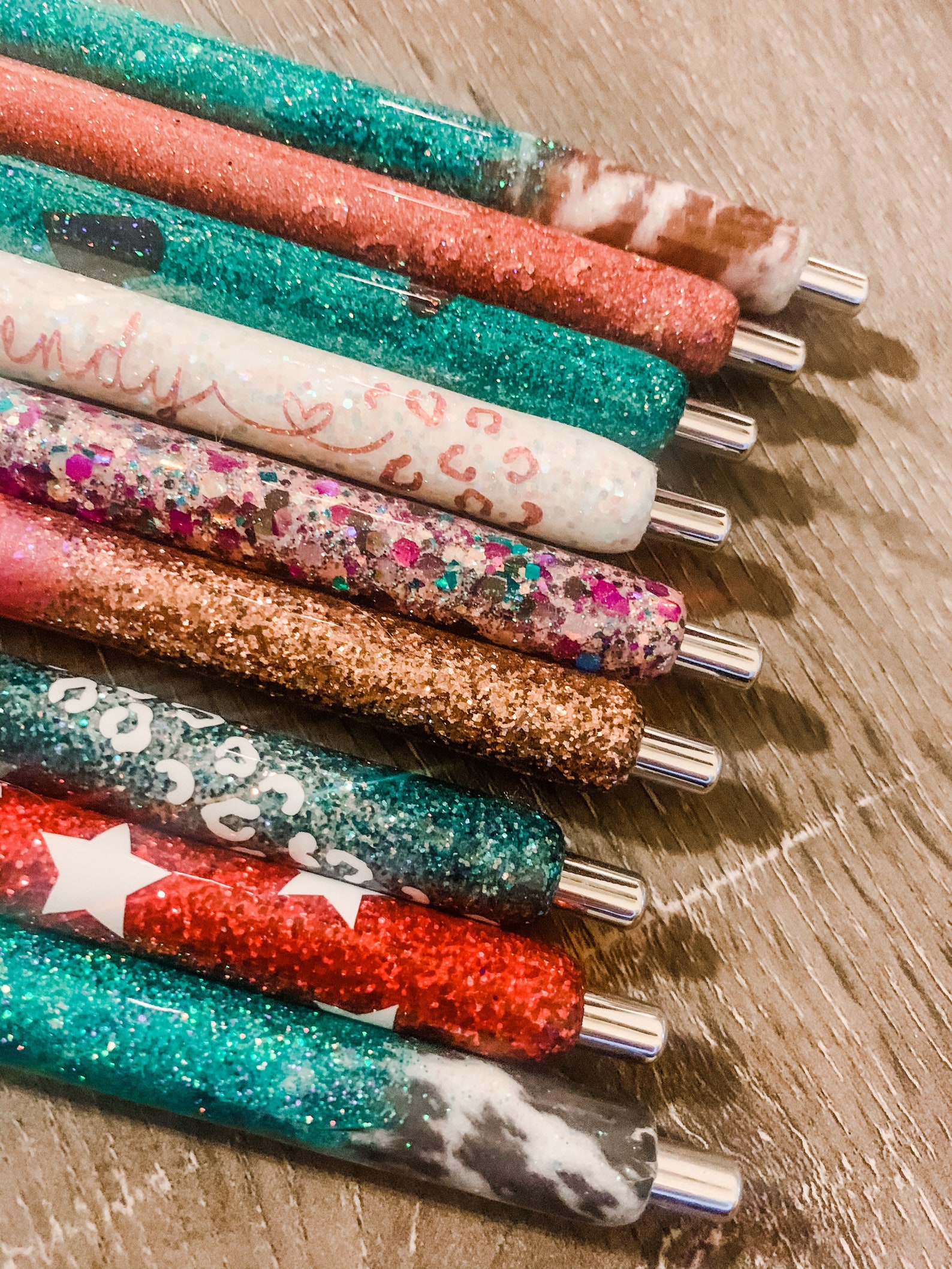 Glitter Pens, Joy Ink Pen, Resin Sealed Glitter Pens, Customized Pens ...