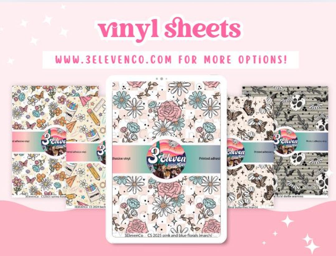 Pattern Vinyl Sheet {printed Vinyl Transparent Vinyl Semi Transparent ...