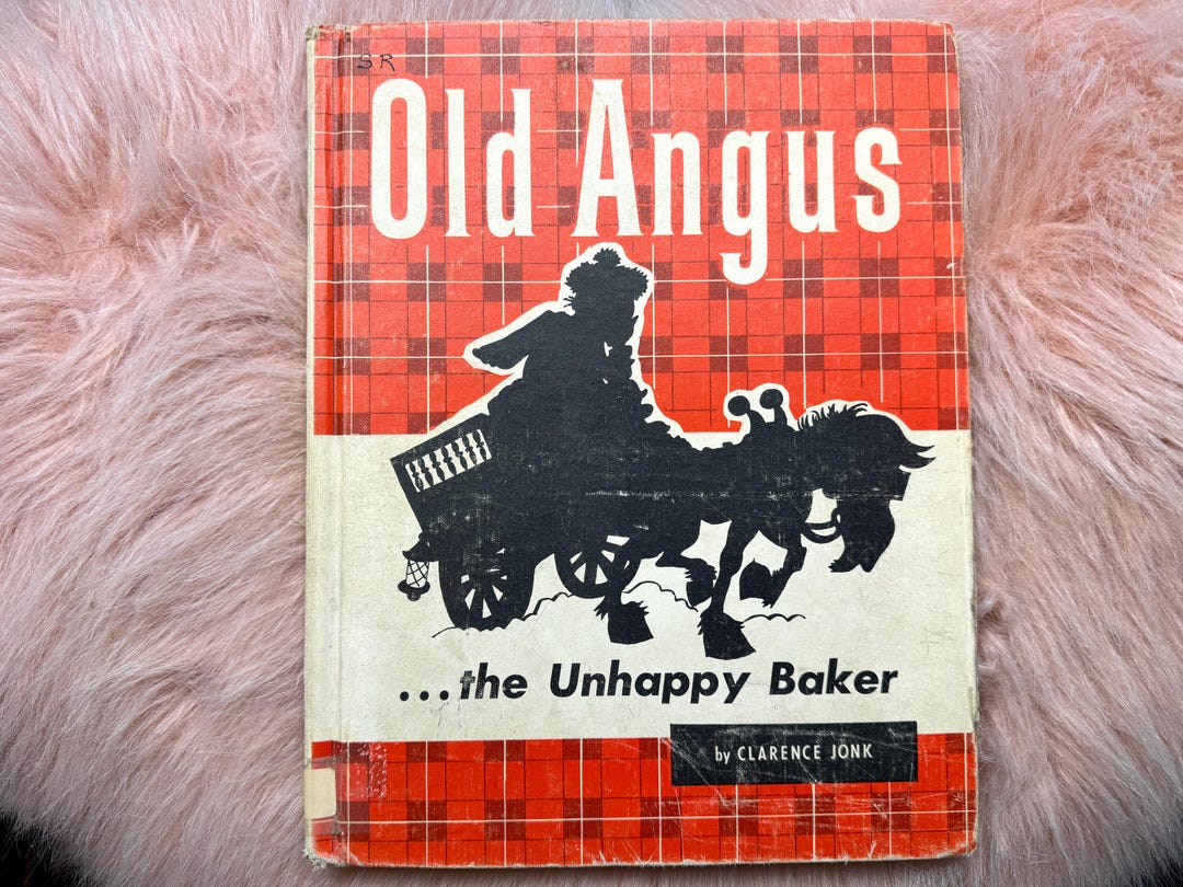 1959 First Edition Children's Book: 'old Angus the Unhappy Baker' by ...