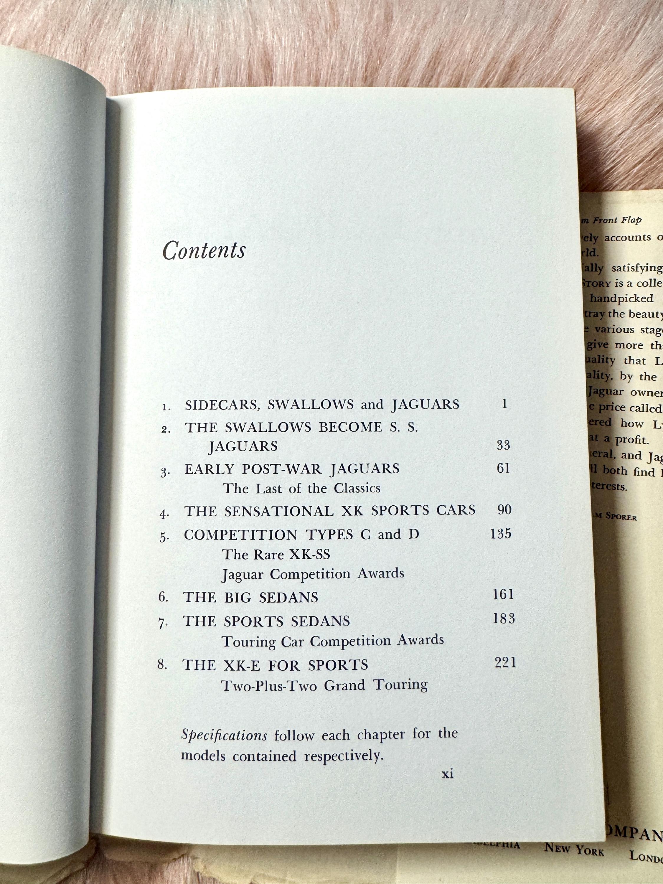 Illustrated Jaguar Car Book; the Jaguar Story by Wherry; 1967 First ...