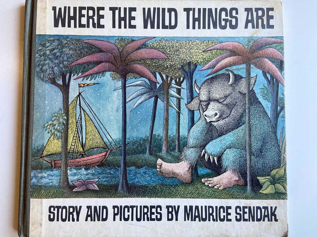 Where the Wild Things Are; by Maurice Sendak; 1963; Beautifully Illustrated Children's Book ...