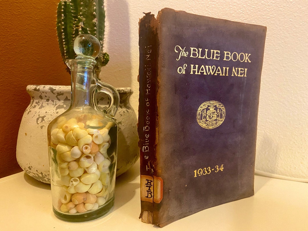 Rare 1933-1934 Blue Book of Hawaii Nei: Society Directory - Etsy