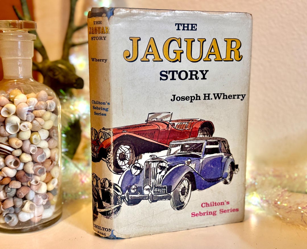 Illustrated Jaguar Car Book; the Jaguar Story by Wherry; 1967 First ...