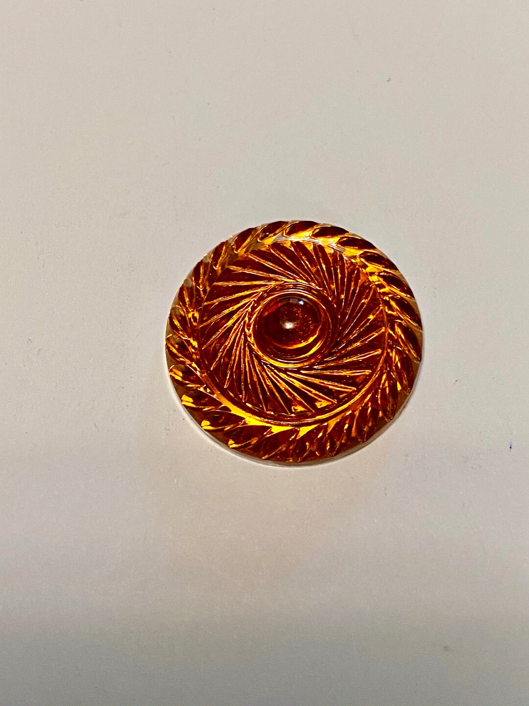 Vintage Round Orange Lucite Cabochons, Kids Craft's Cabochons, Children ...