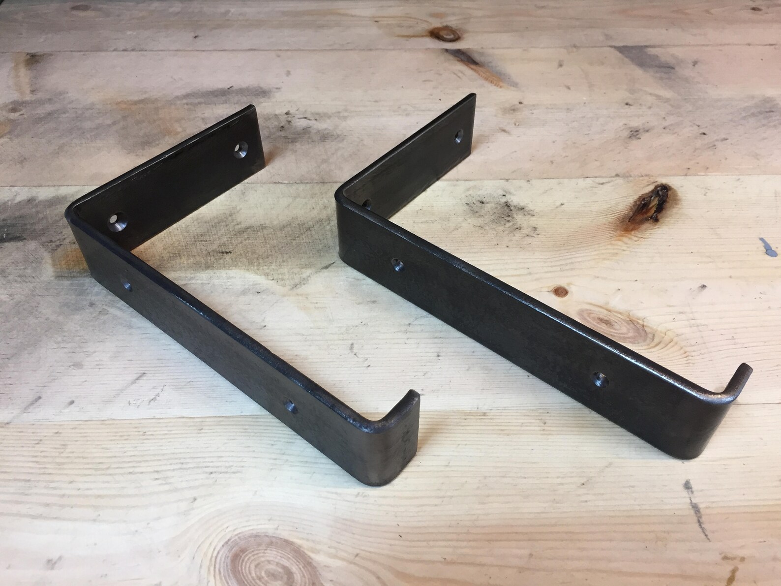 2 X Industrial Metal Shelf Brackets for Reclaimed Scaffold - Etsy