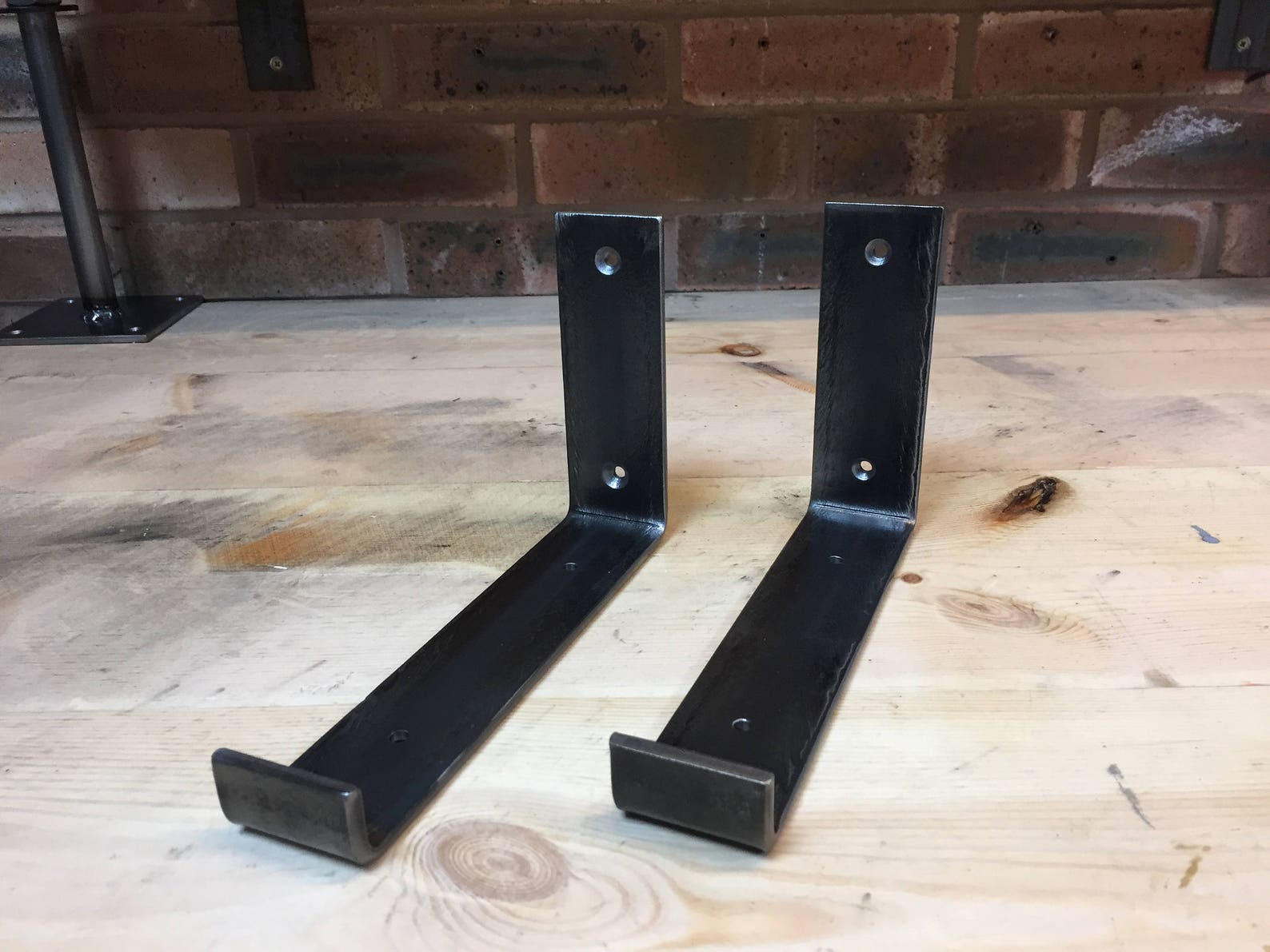 2 X Industrial Metal Shelf Brackets for Reclaimed Scaffold - Etsy
