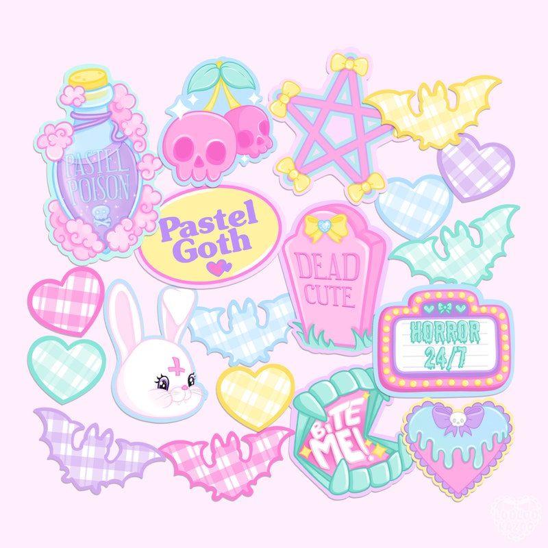 Goth Stickers - Etsy