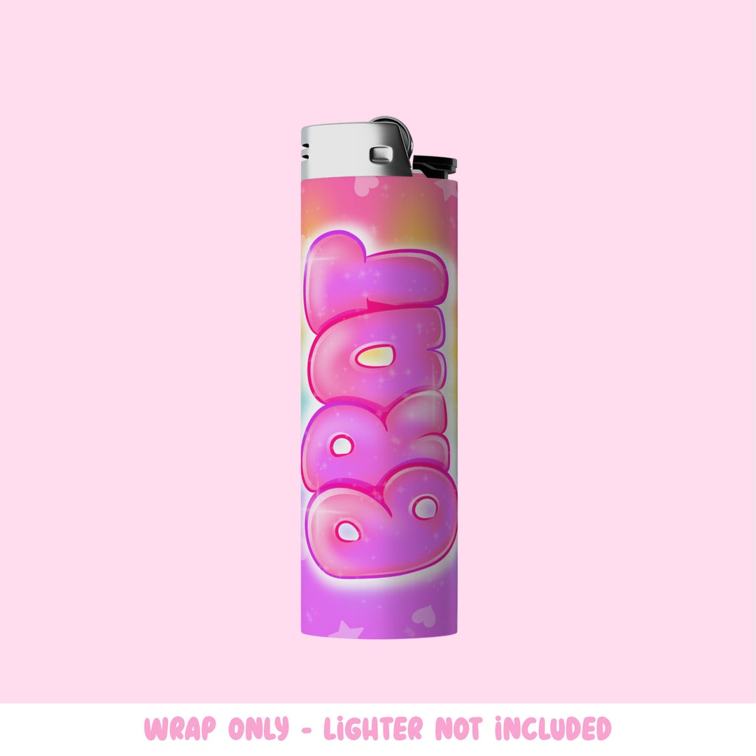 Y2k Brat Lighter Sticker Wrap, *LIGHTER NOT INCLUDED* Smoking ...