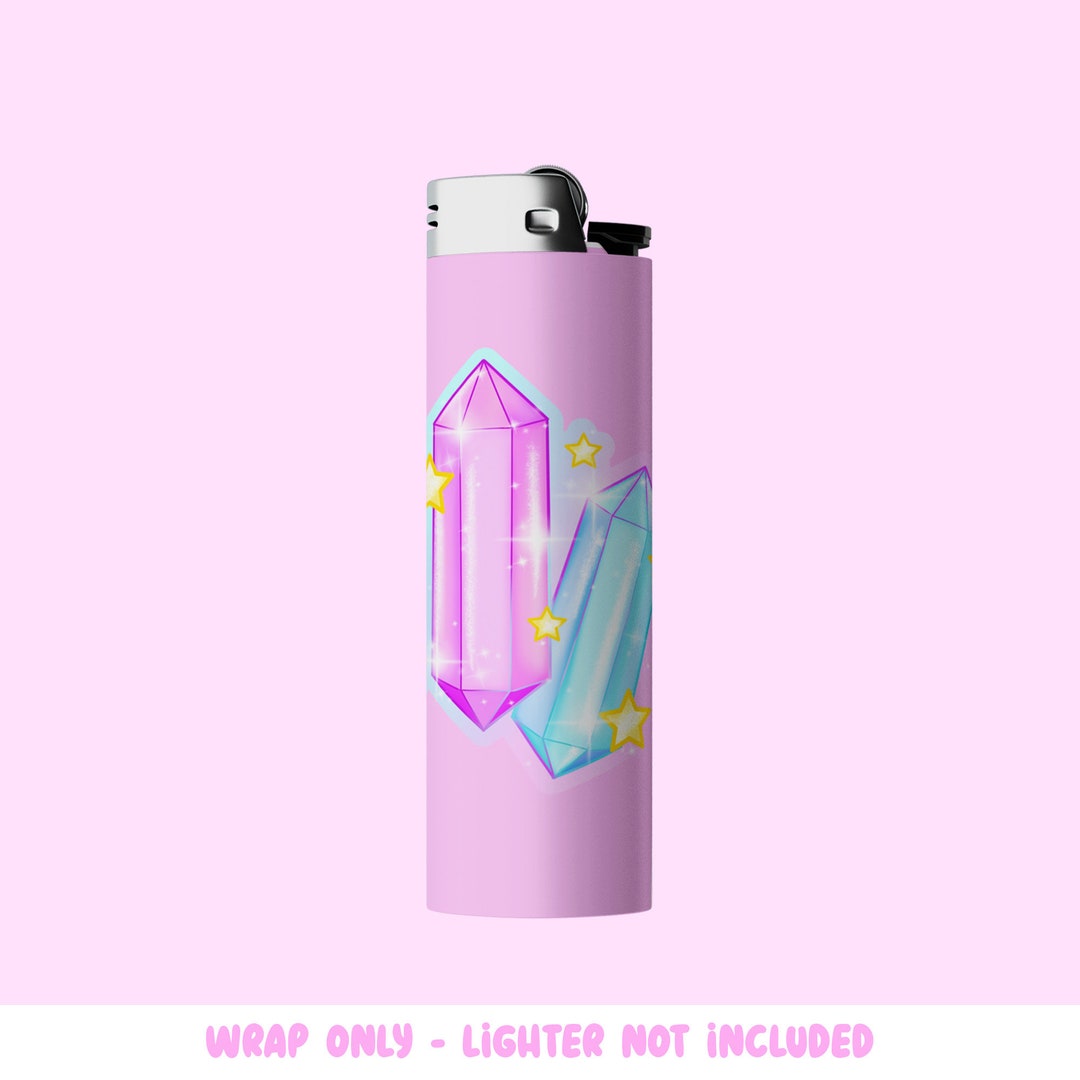 Celestial Crystals Lighter Sticker Wrap, LIGHTER NOT INCLUDED Girly ...