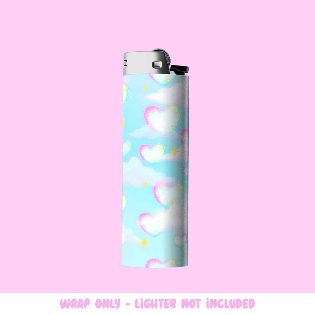 Bubble Sky Lighter Sticker Wrap, LIGHTER NOT INCLUDED Girly Smoking ...