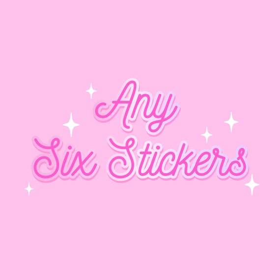 Custom Sticker Bundle Sticker Pack Aesthetic Stickers | Etsy
