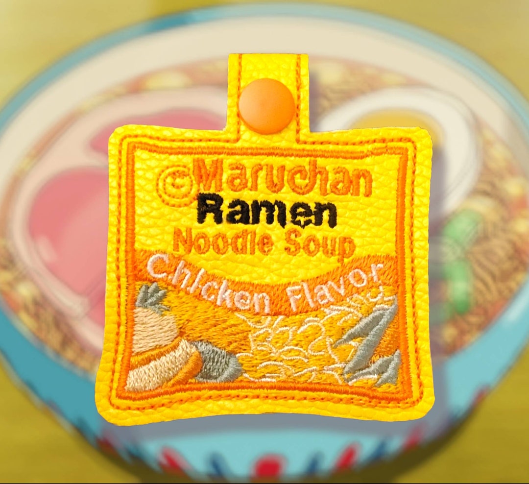 Ramen Noodle Keychain - Etsy
