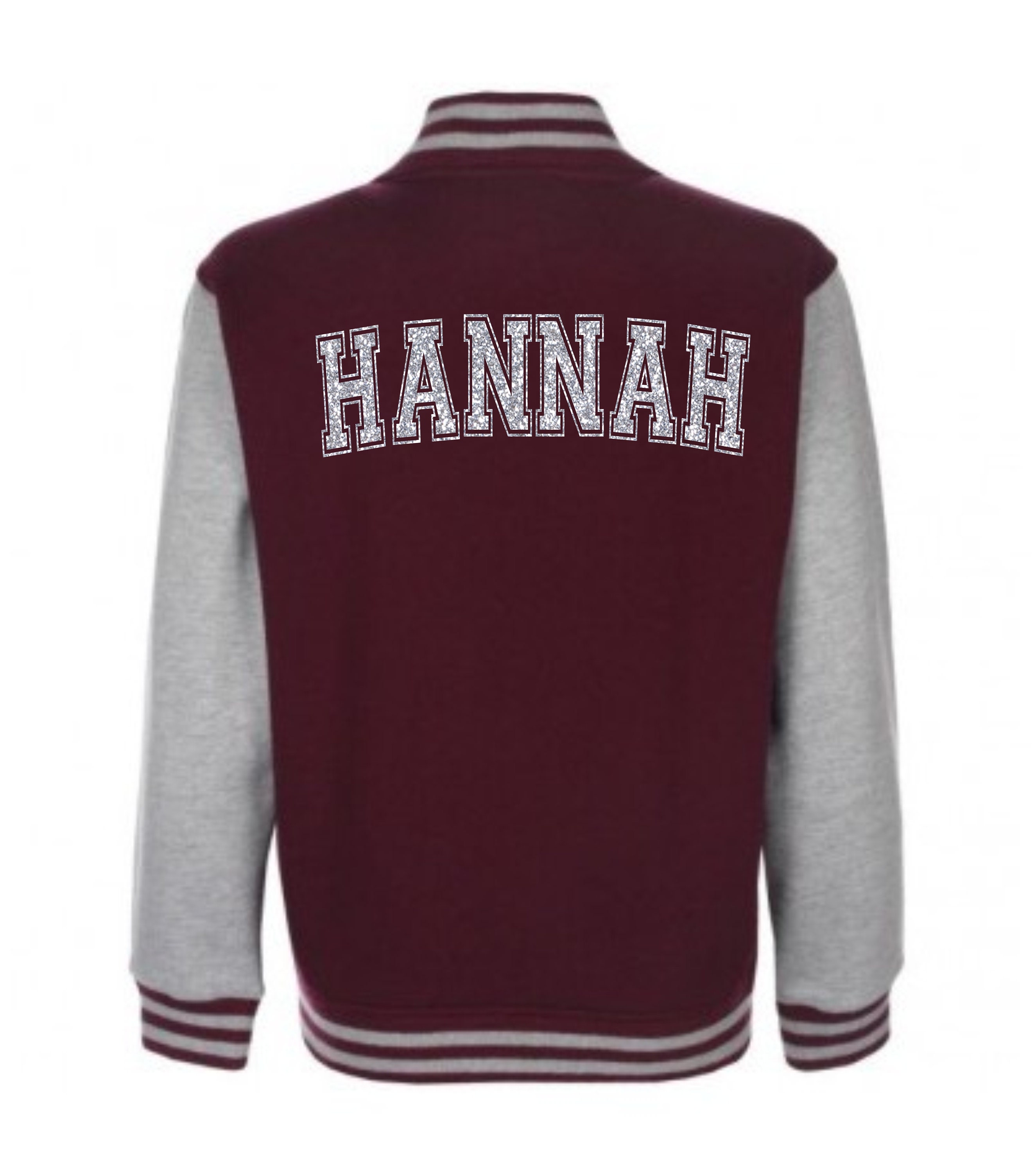Personalized Varsity Jacket With Initial and Name in Sparkling - Etsy