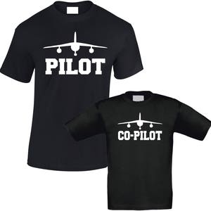 Co-pilot , Matching Father Son, Daddy Birthday Gift, Father's Day Gift ...