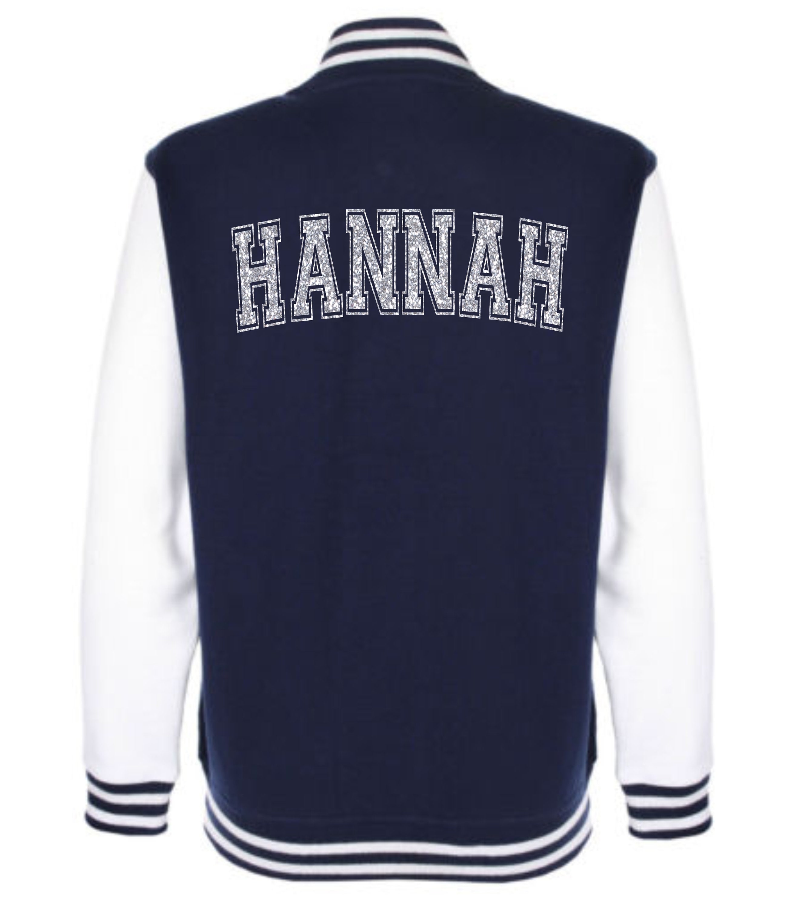 Personalized Varsity Jacket With Initial and Name in Sparkling - Etsy