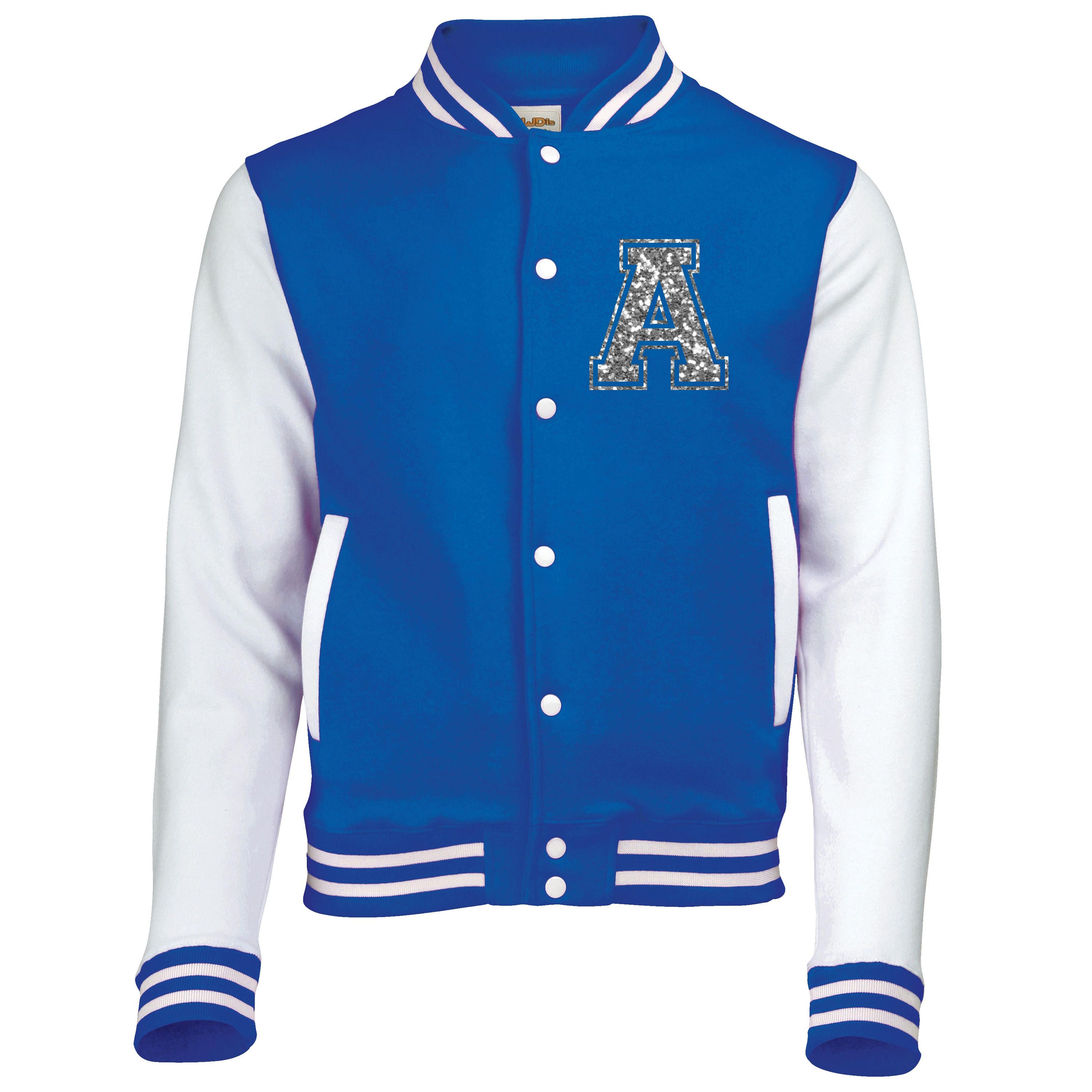Personalized Varsity Jacket With Initial and Name in Sparkling - Etsy
