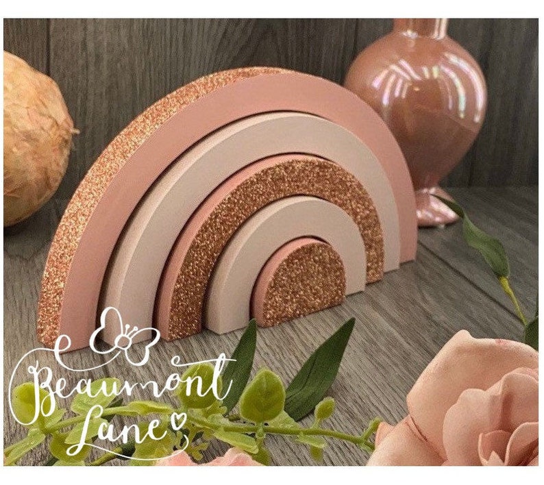 Mdf Rainbow 5 Piece Freestanding Rainbow Decor Rainbow - Etsy