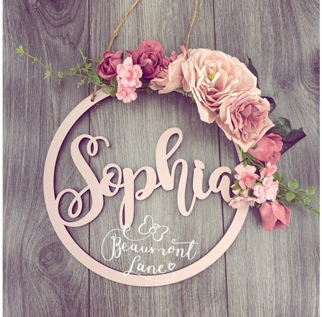 Name Sign• Personalised Name Sign •nursery Decor •baby Shower Gift ...