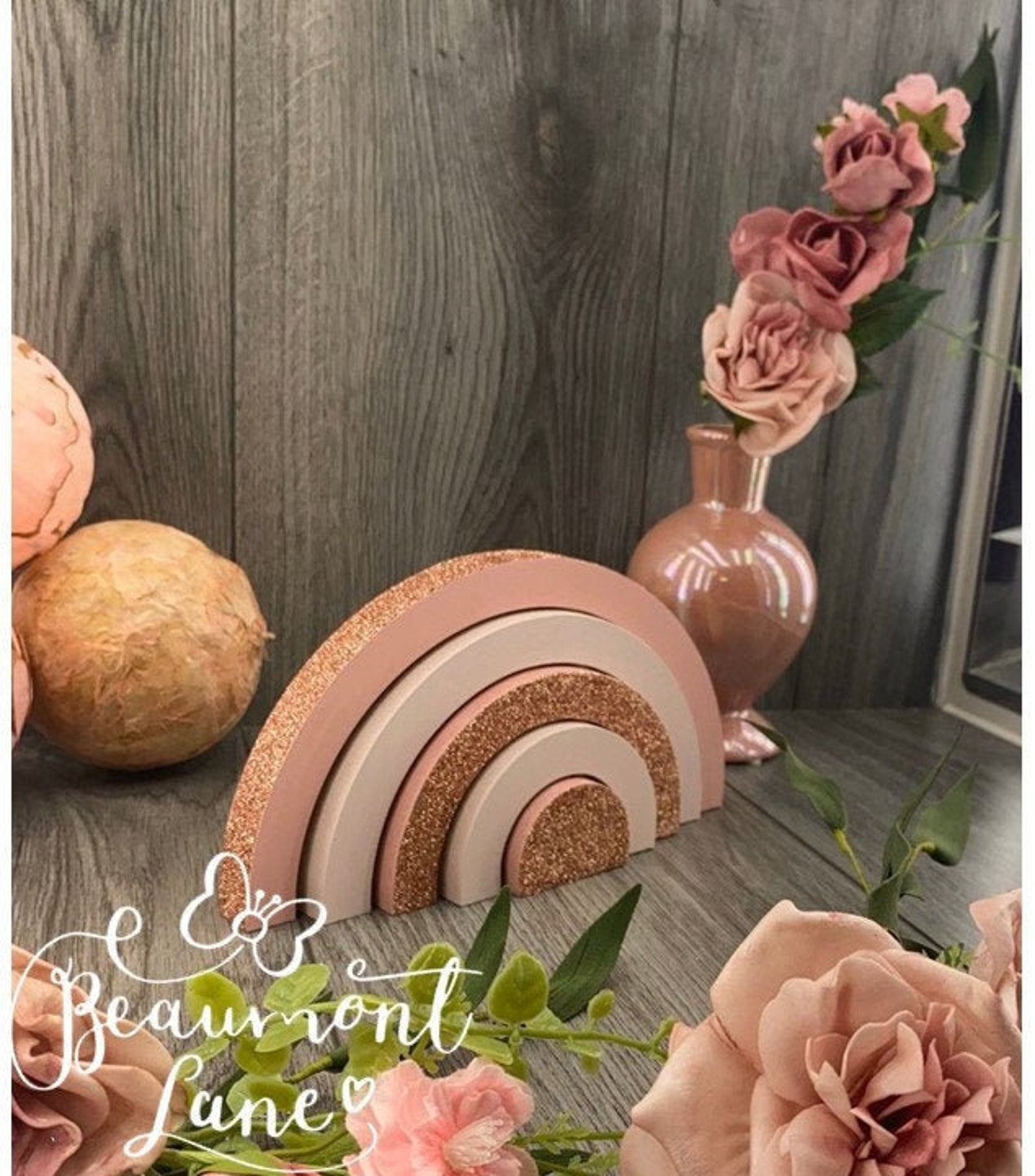 Mdf Rainbow 5 Piece Freestanding Rainbow Decor Rainbow - Etsy