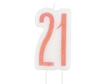 21 Birthday Candle - Etsy