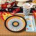 6 Racing Car Paper Plates, Wheel Shaped Plates, Two Fast Birthday, Fast ...