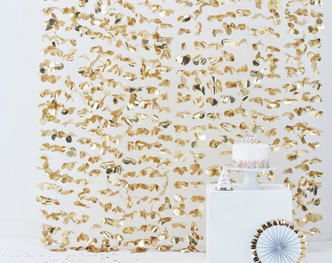 Rose Gold Floral Backdrop Rose Gold Flower Photo Booth - Etsy
