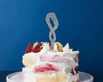 8th Birthday Cake Topper - Etsy UK