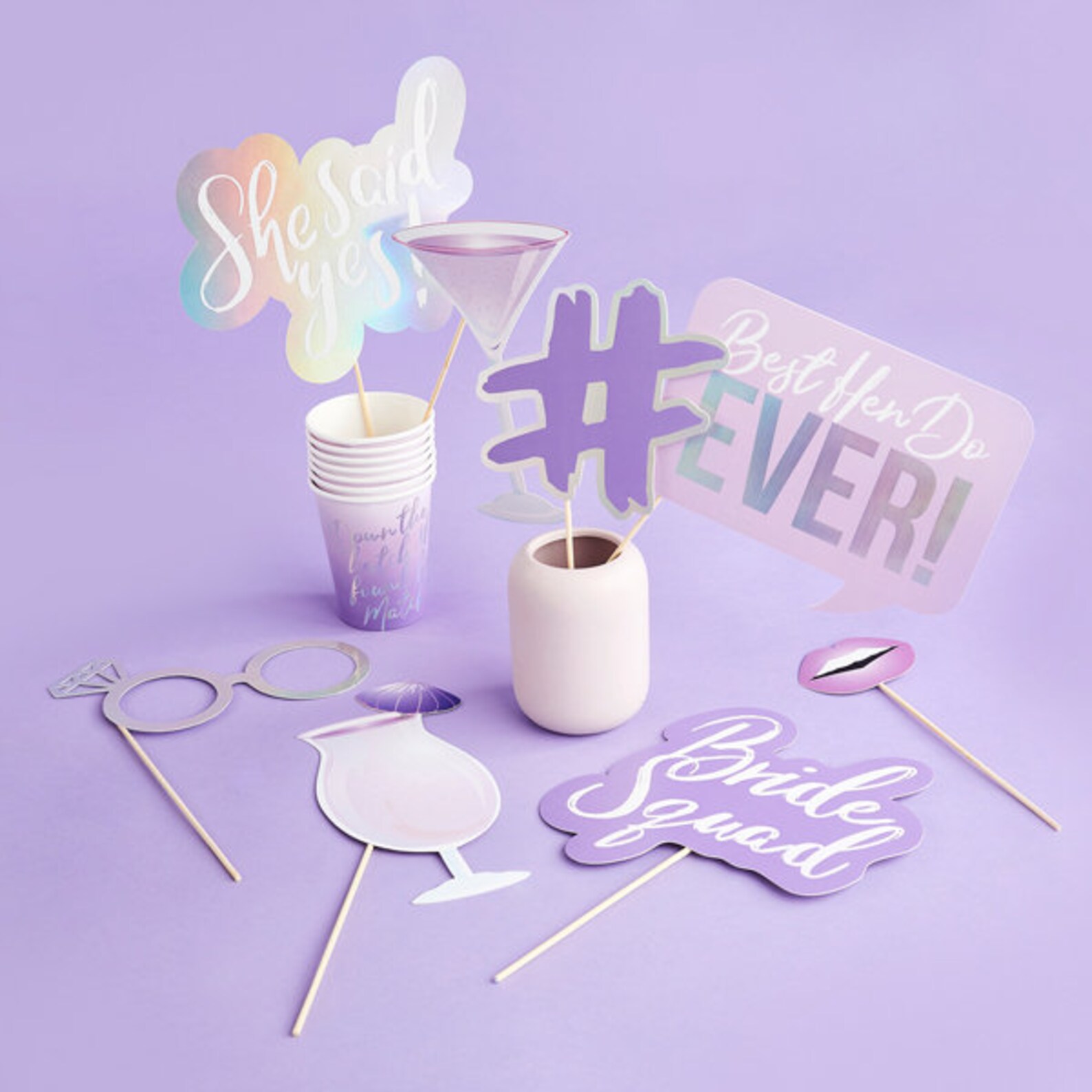 Hen Do Party Photo Props Hen Party Decorations Bachelorette - Etsy UK