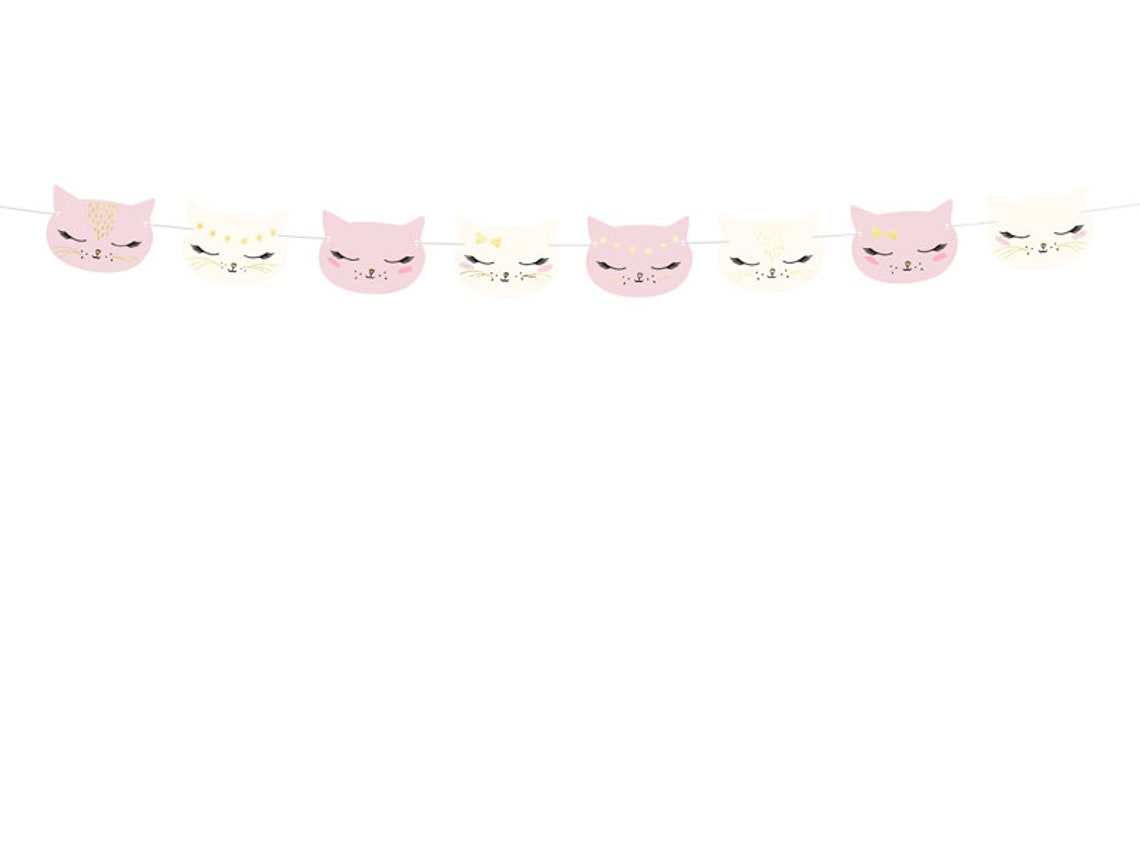 Kitty Cat Party Decorations Kitty Cat Birthday Theme Kitty | Etsy