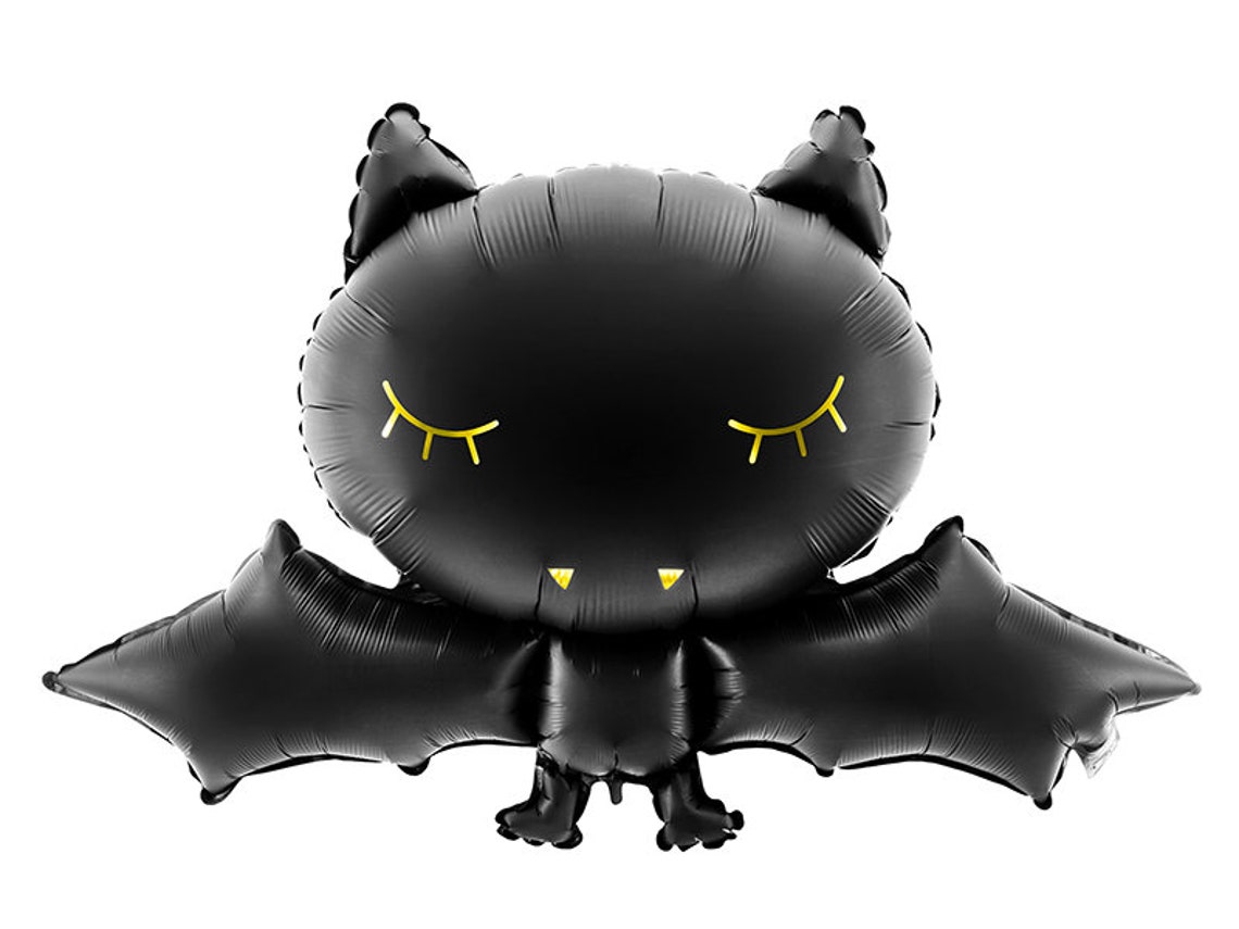 Giant Black Bat Balloon Halloween Balloons Halloween - Etsy