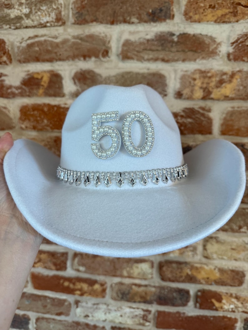 Birthday Cowboy Hat, 40fest, Festival Hat, Birthday Hat, Milestone ...
