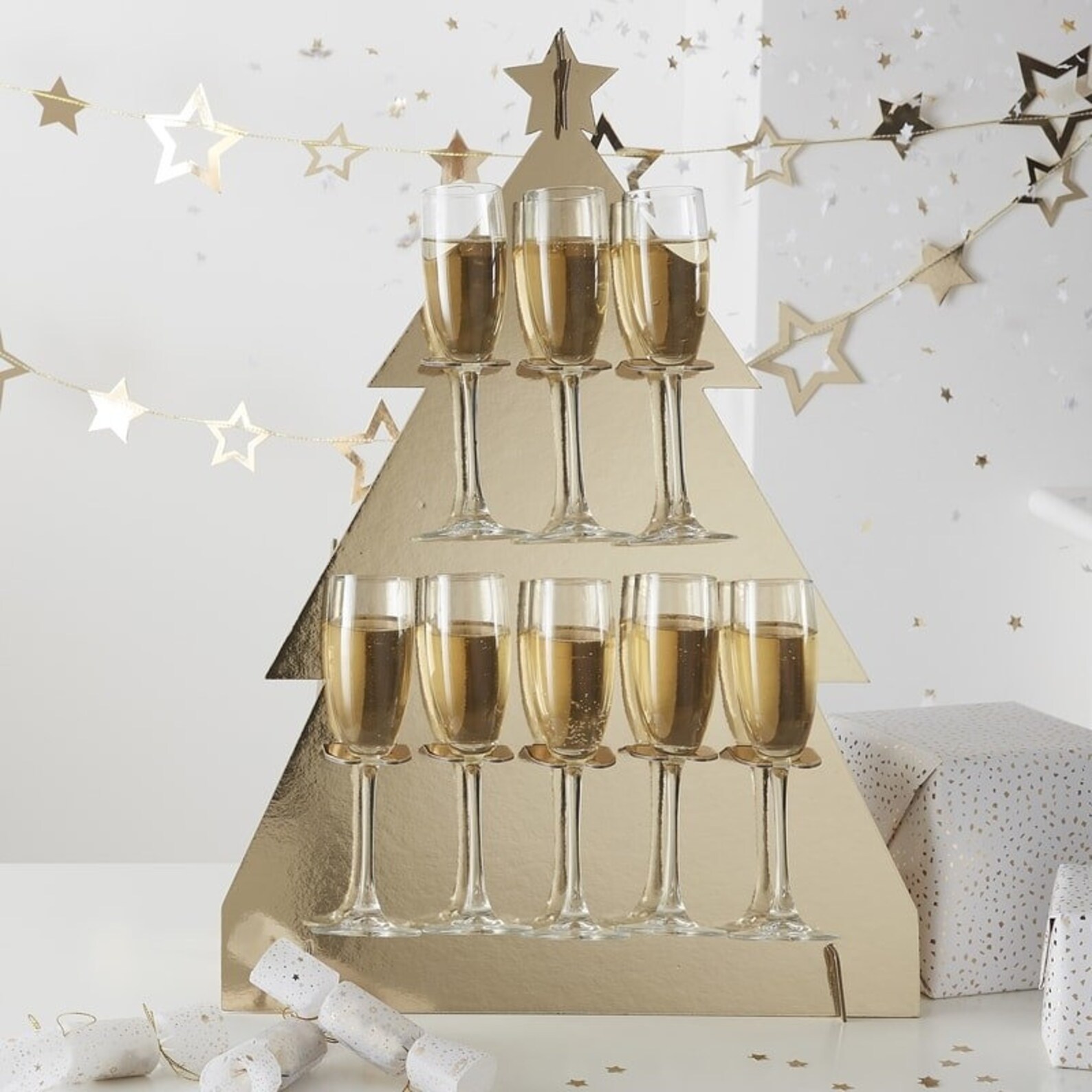 6 Gold Star Place Cards Gold Place Cards Christmas Place - Etsy UK