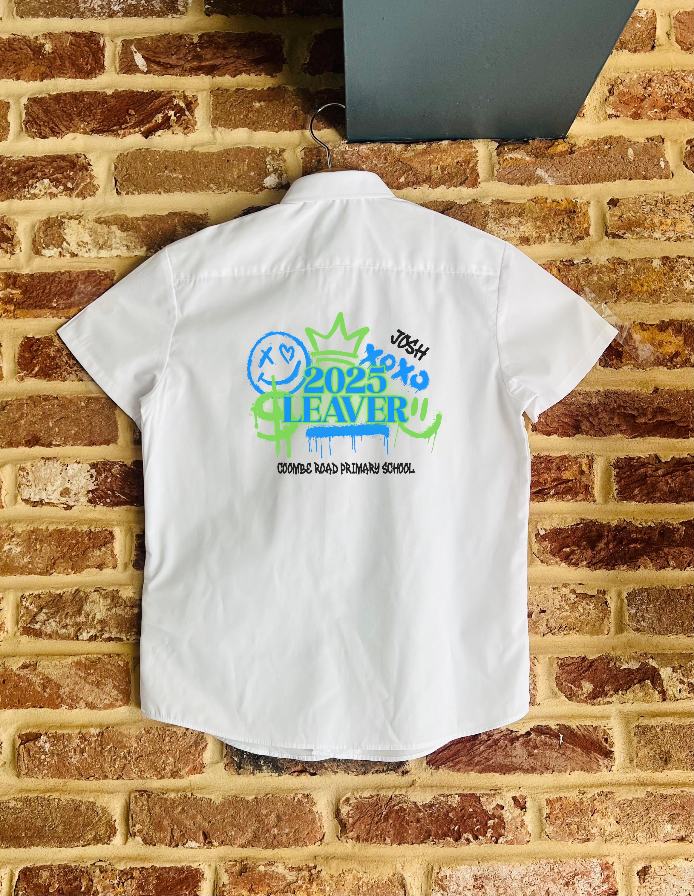 Personalised School Leavers Shirt, Year 6 School Leavers Message Shirt ...