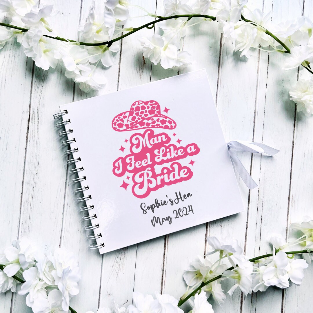 Personalised Hen Night Do Guest Book, Cowgirl Bridal Shower ...