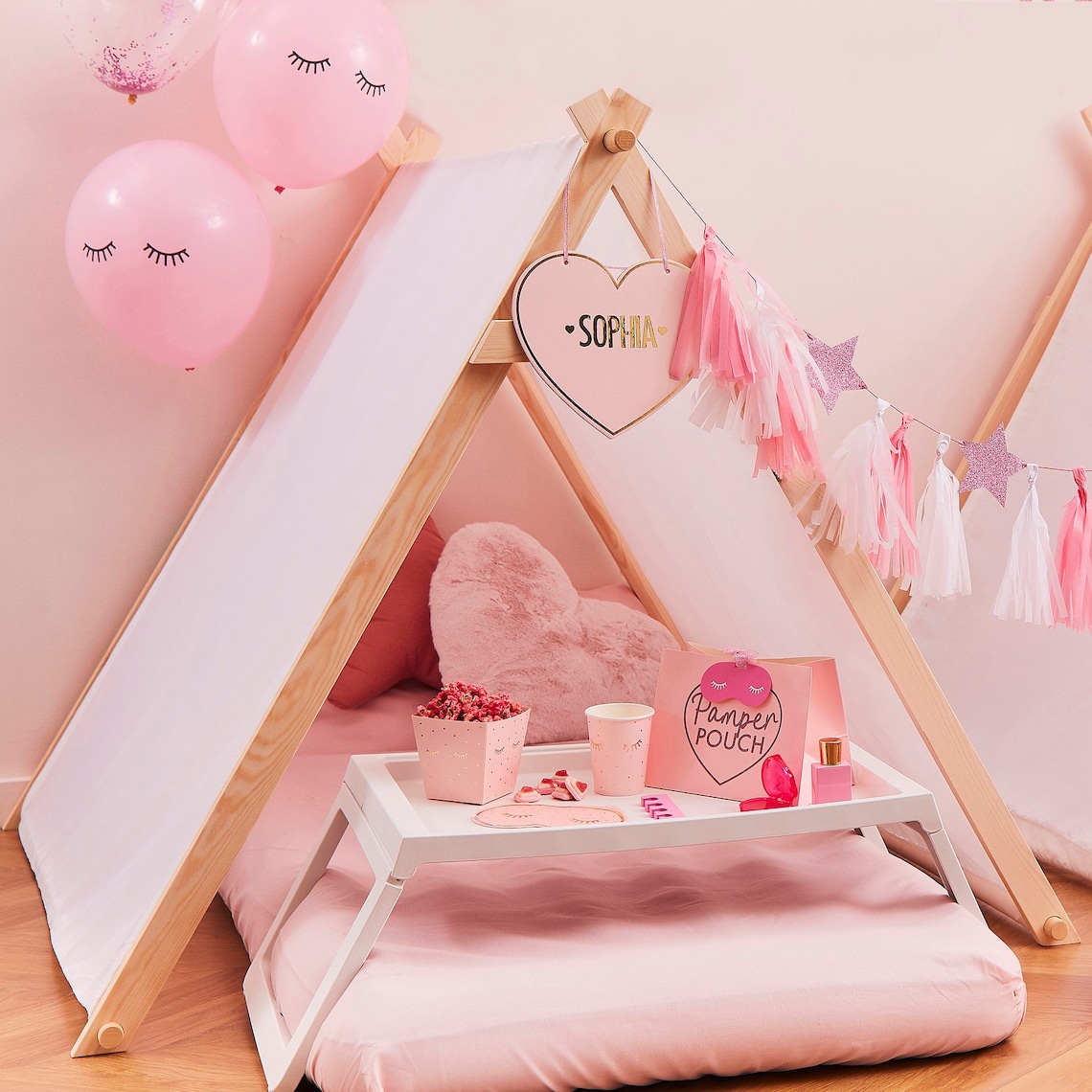 Slumber Party Sleepover Tent Slumber Party Tent Teepee Tent Etsy