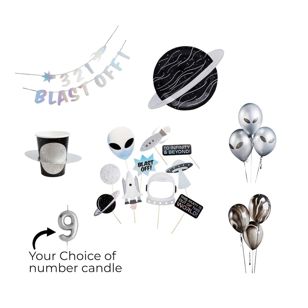 Space Party in A Box, Space Party Box, Space Party Kit, Space Decor ...