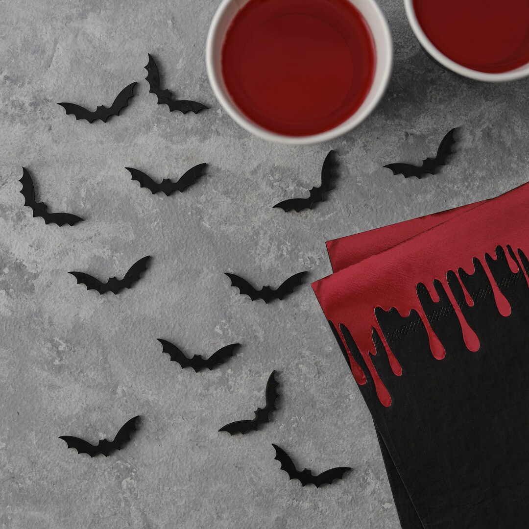 Halloween Wooden Bat Confetti, Halloween Scatter, Bat Decorations ...