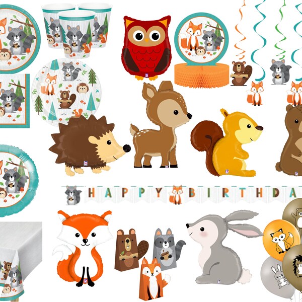 Woodland Birthday - Etsy