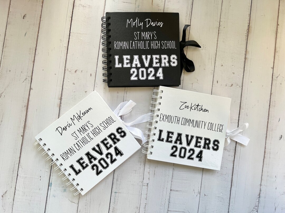 School Leavers Memory Book, School Leavers Scrapbook, Photo Album ...