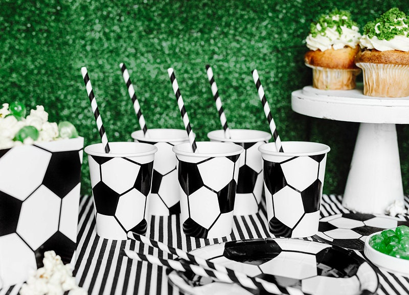 Football Soccer Party Pack Kit for 6 Guests Football Birthday - Etsy