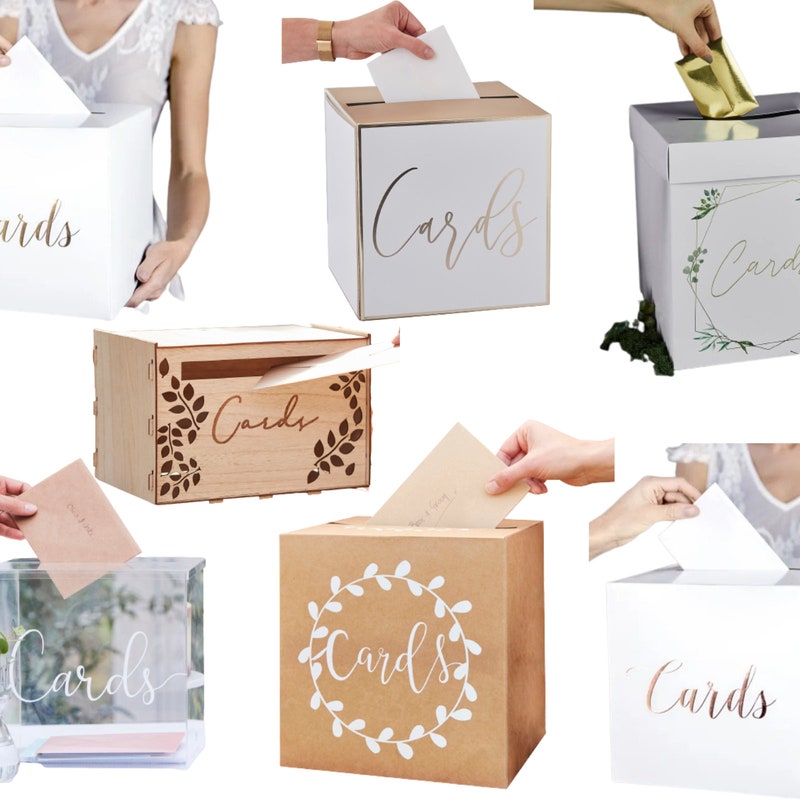 Reception Card Box - Etsy