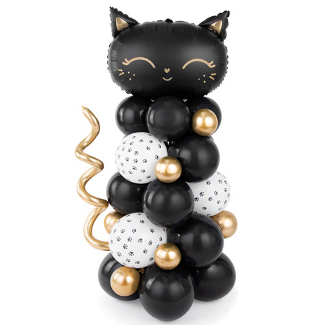 Kitty Cat Balloon Display Kitty Cat Giant Balloon Tower - Etsy