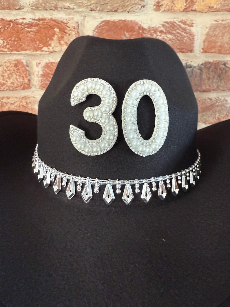 Birthday Cowboy Hat, 40fest, Festival Hat, Birthday Hat, Milestone ...