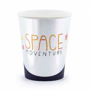 6 Space Theme Party Cups, Outer Space Birthday Party, Space Party Theme ...